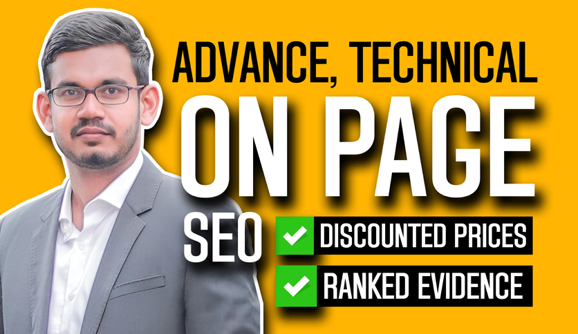On Page SEO And Advance Technical Optimization | Legiit