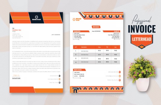 Make Professional Invoice, Letterhead, Rate List, | Legiit