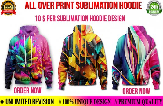 Unique Custom Sublimation Hoodie Design , | Legiit