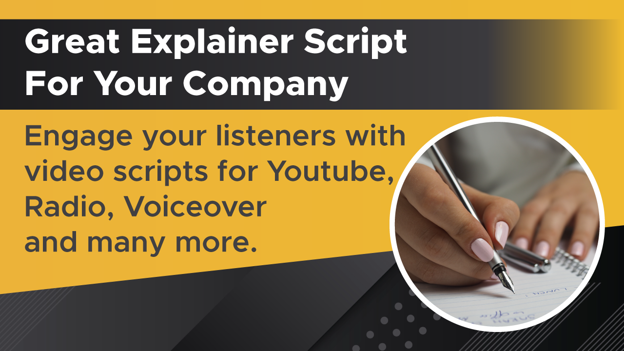 Create A Great Explainer Script For Your Company | Legiit