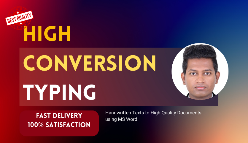 High Conversion Typing | Legiit