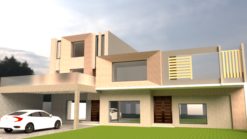 Design 3d Front Elevation In Sketchup | Legiit