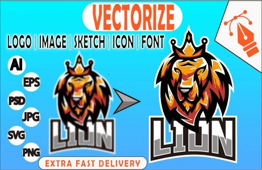 Vector Tracing And Redesign Logo, Image, Sketch | Legiit