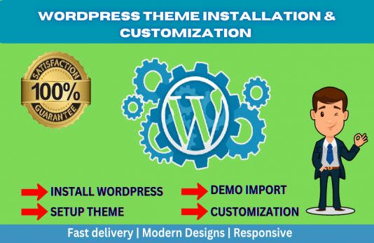 Wordpress Theme Install And Customisation | Legiit