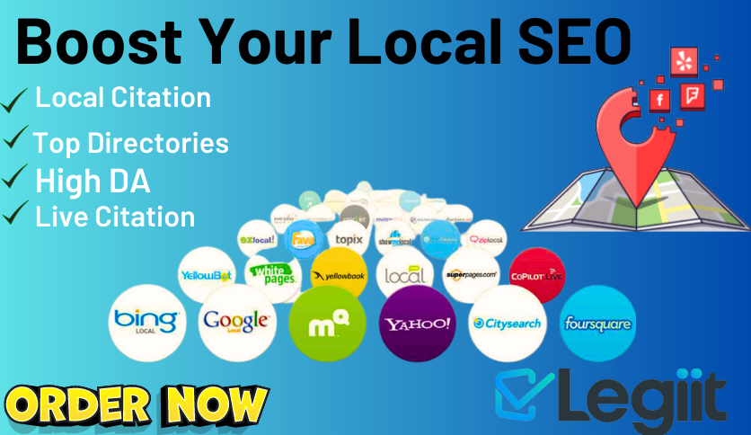 Top 250 Local Citations And Directory Submission | Legiit