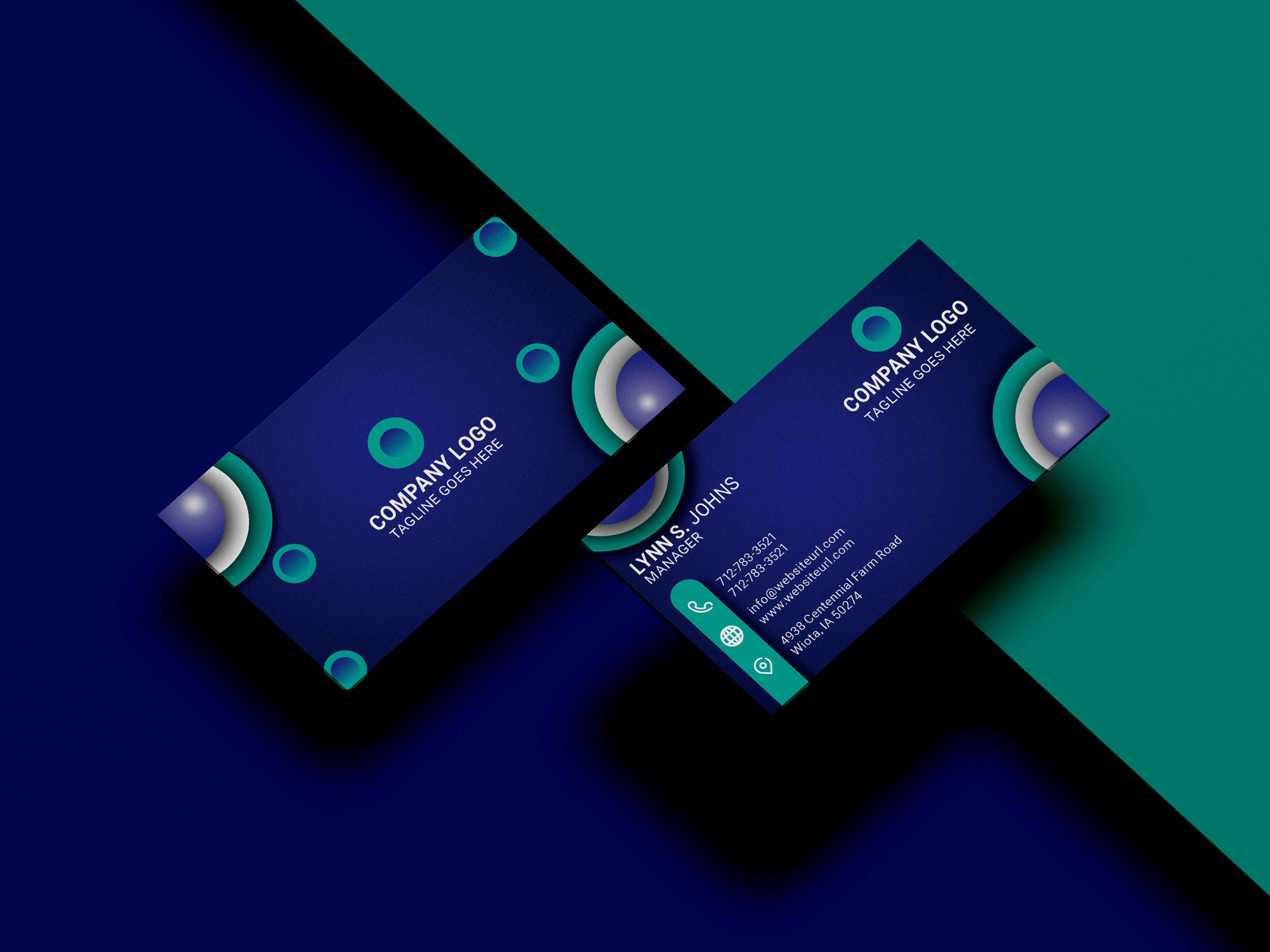 Creative Simple And Unique Business Card Template | Legiit