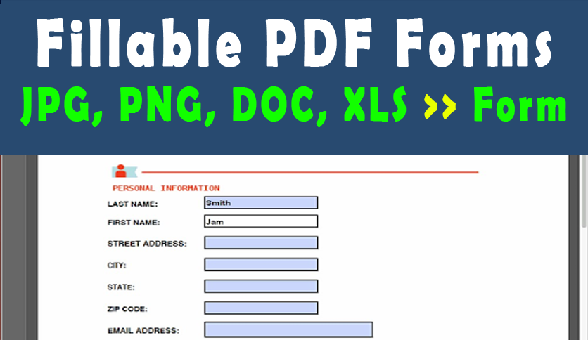 create fillable pdf