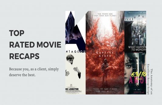 Write Movie And Tv Series Recap Scripts For You | Legiit
