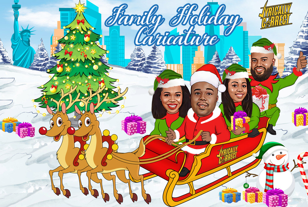 Create Family Christmas Cartoon