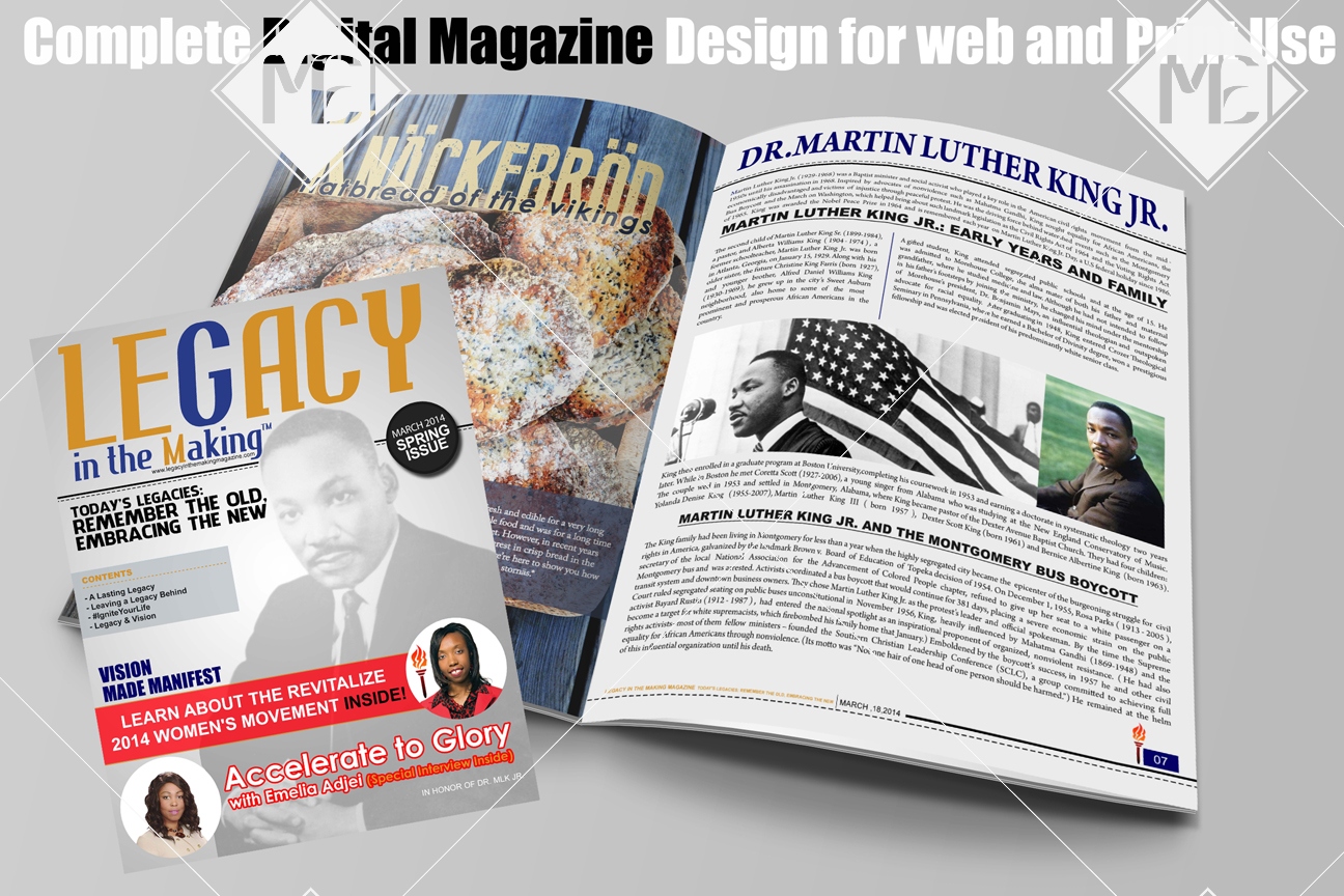 I Will Create Half, Full Page Magazine Ad Or Full Magazine | Legiit