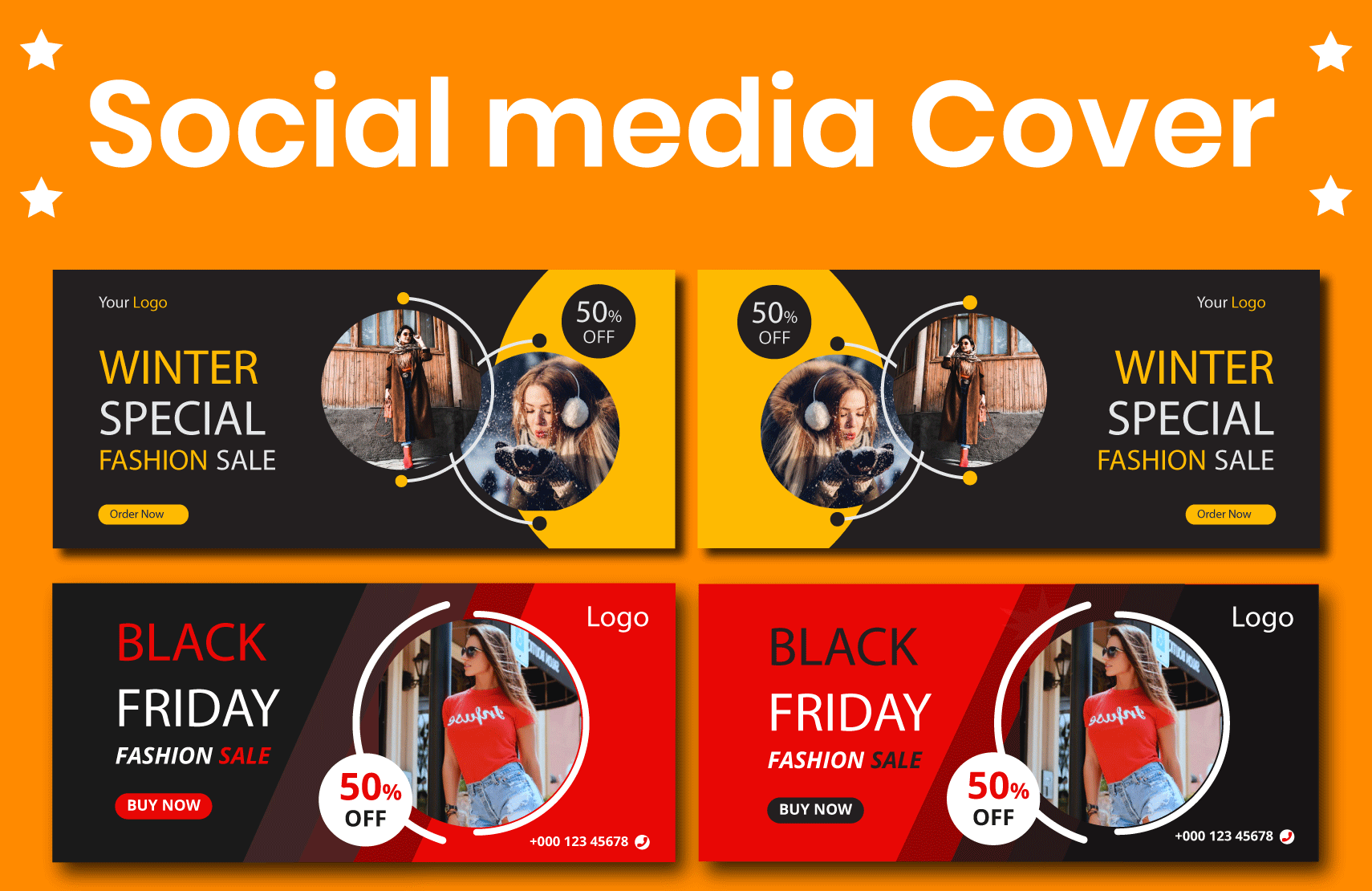 Eye-Catchy Banner Ads & Social Media Cover | Legiit