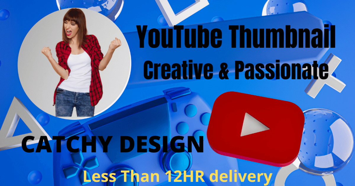 Catchy Youtube Thumbnail Design | Legiit