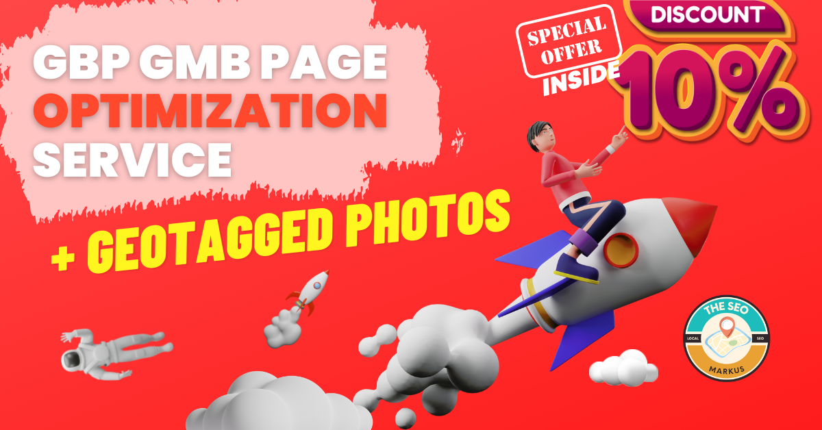 GBP GMB Profile Optimizer + Geotagged Photos | Legiit