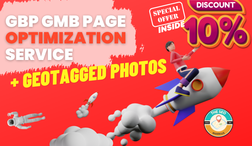 GBP GMB Profile Optimizer + Geotagged Photos | Legiit