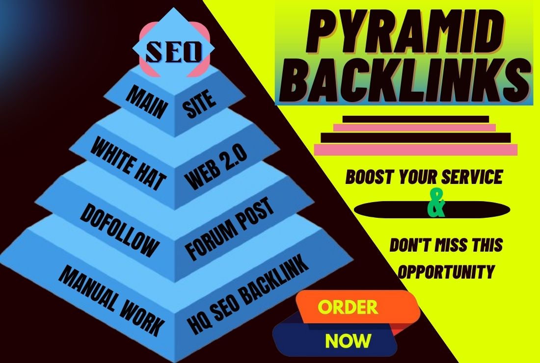Pyramid Backlink Building | Legiit