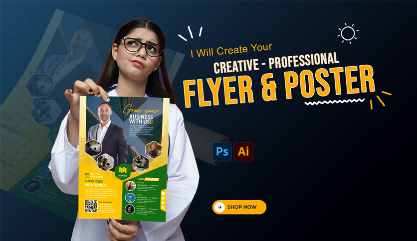 Design A Premium Poster Or Flyer For You | Legiit