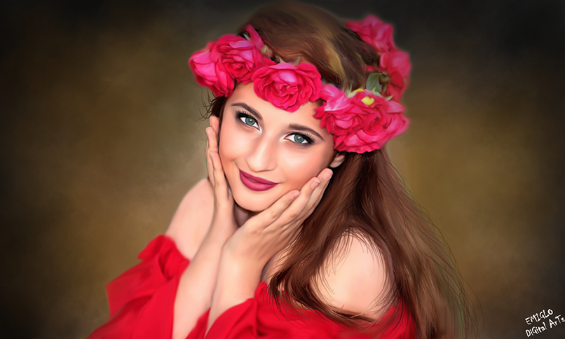 Digital Oil Painting Portrait | Legiit