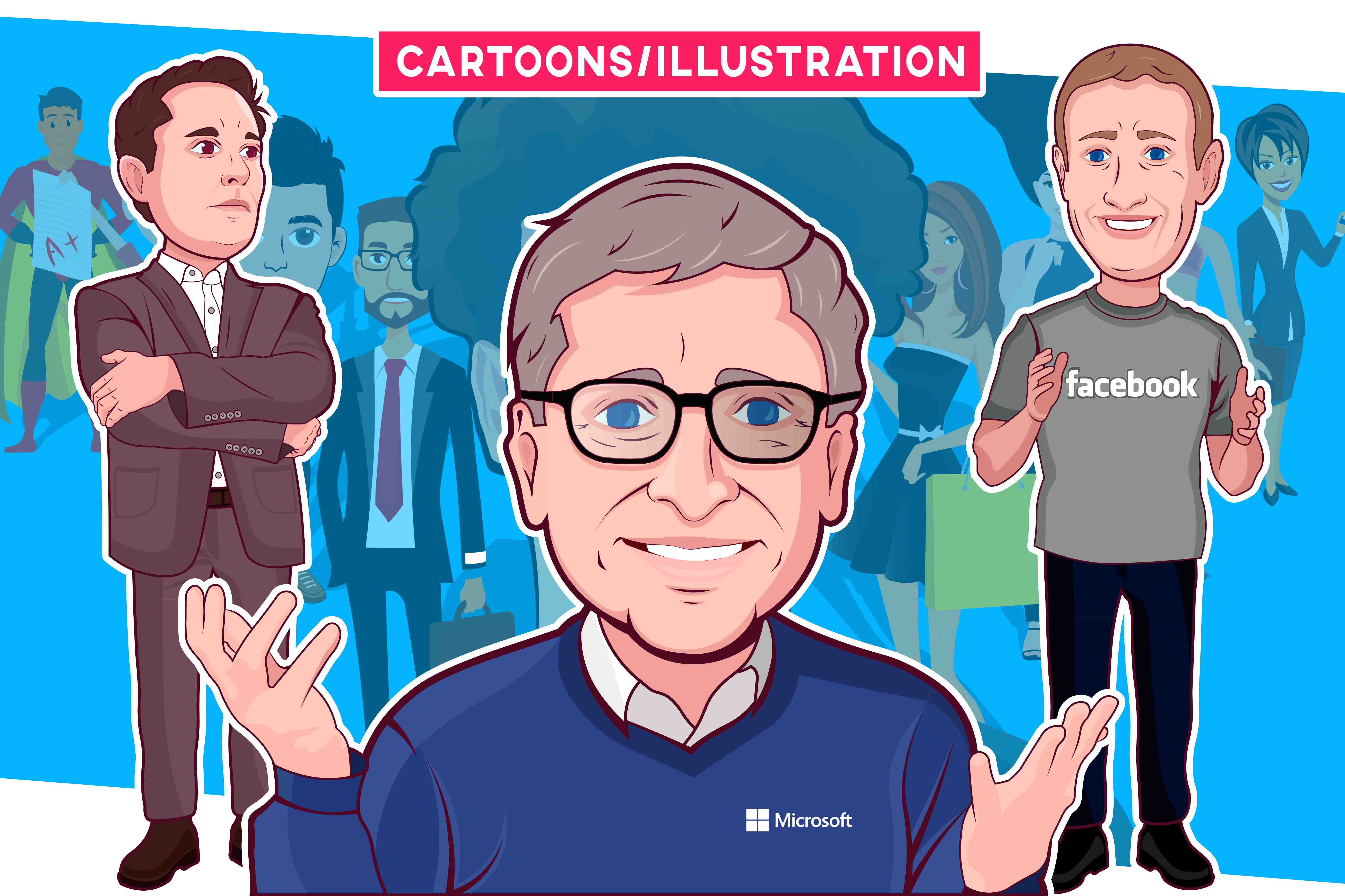 Draw Any Cartoon Characters And Mascots | Legiit