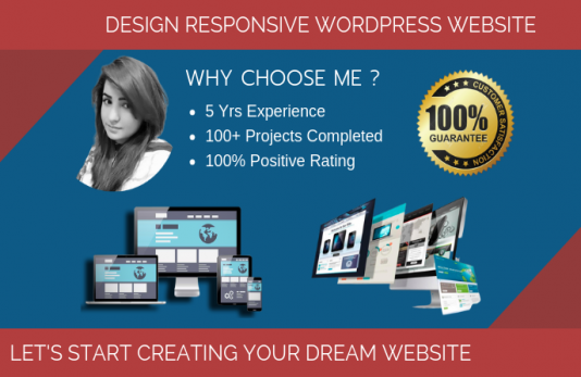 I Will Custom Design Your Website Using Wordpress | Legiit