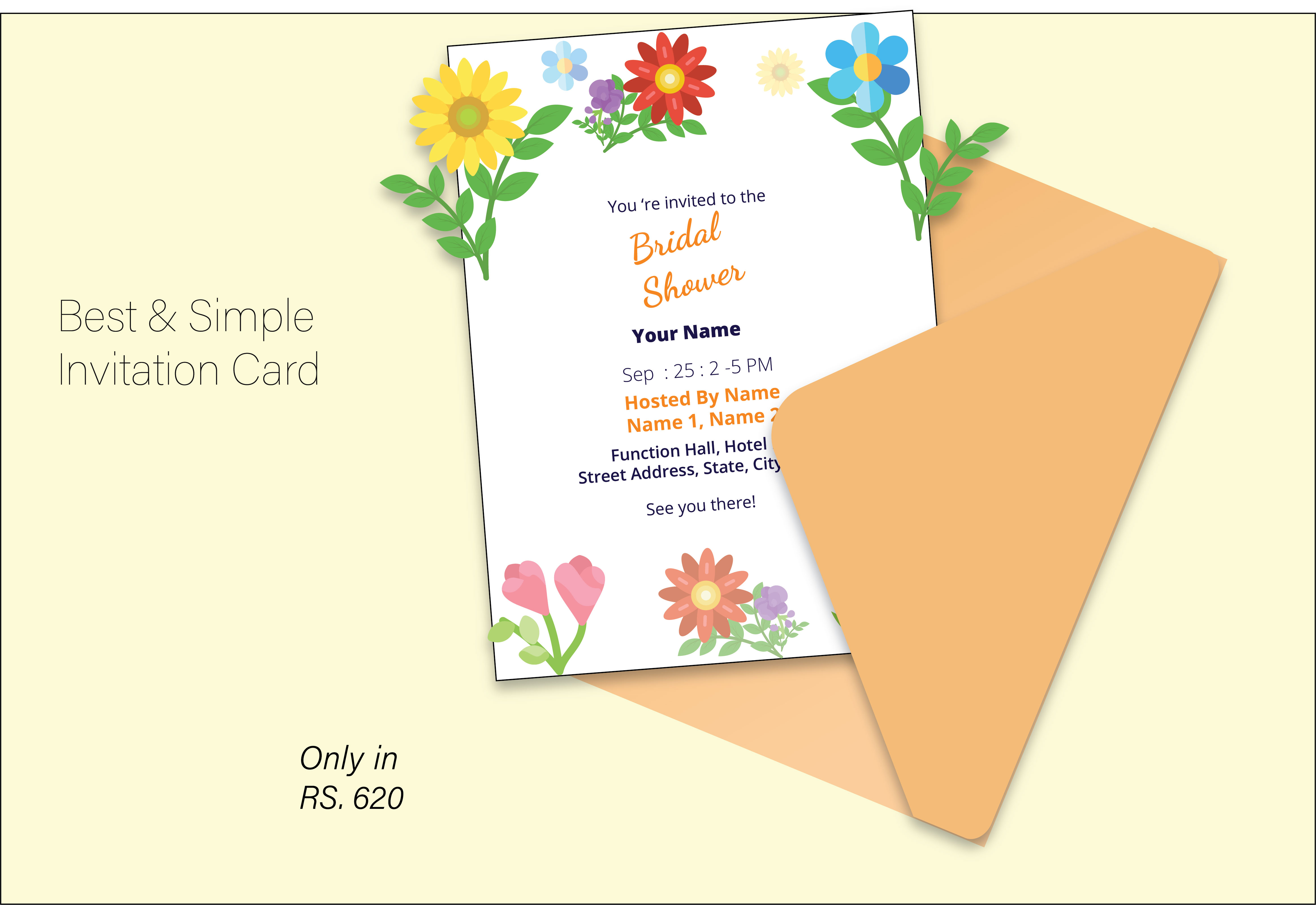 Design Any Kind Of Invitation Card For You | Legiit