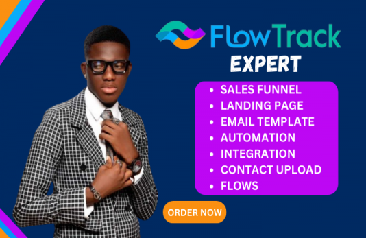 Sales Funnel With Flowtrack, Flowtrack Setup. | Legiit