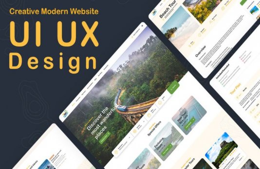Creative Design UI UX For Modern Website | Legiit