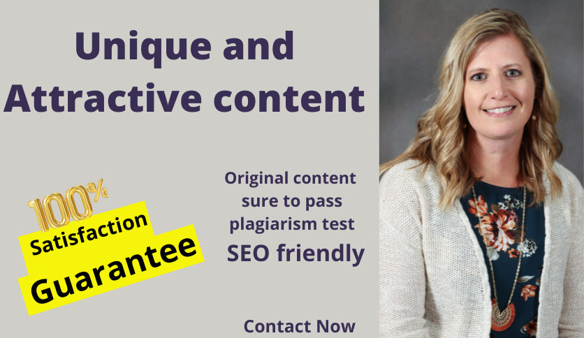 Write Unique And Attractive Content | Legiit