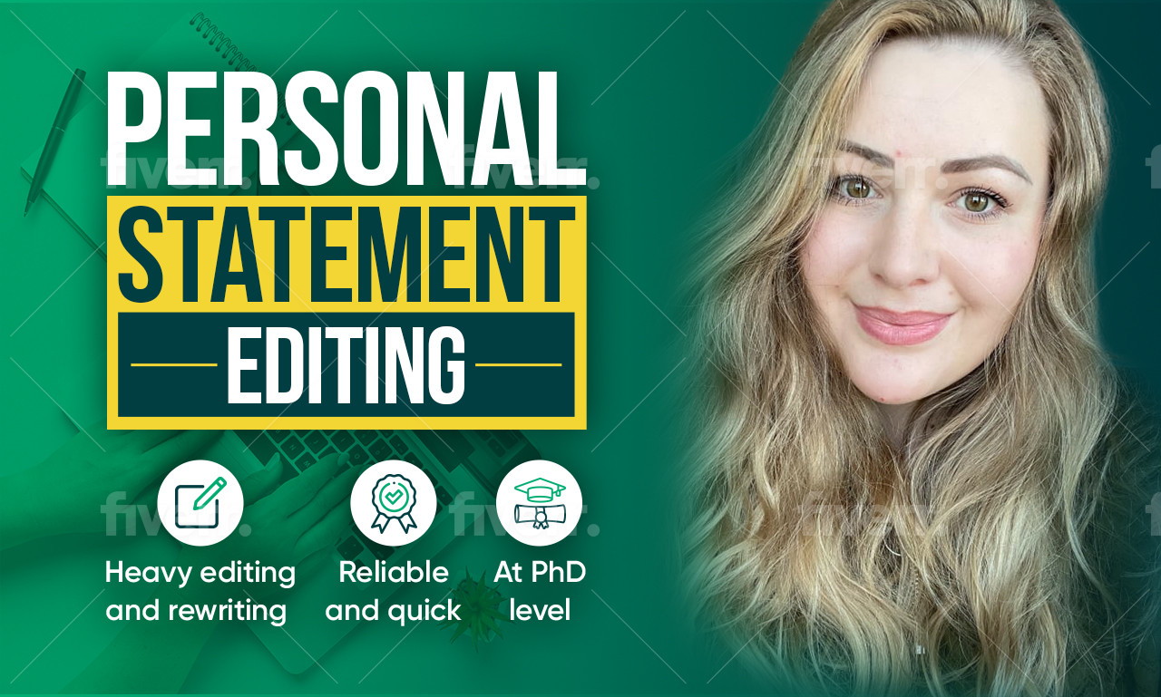 Personal Statements & Statement Of Purpose Editor | Legiit
