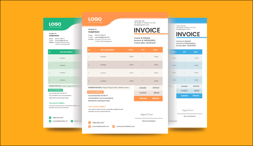 Design Checklist, Price List, Order And Invoice | Legiit
