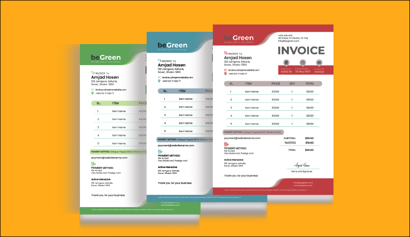Design Checklist, Price List, Order And Invoice | Legiit