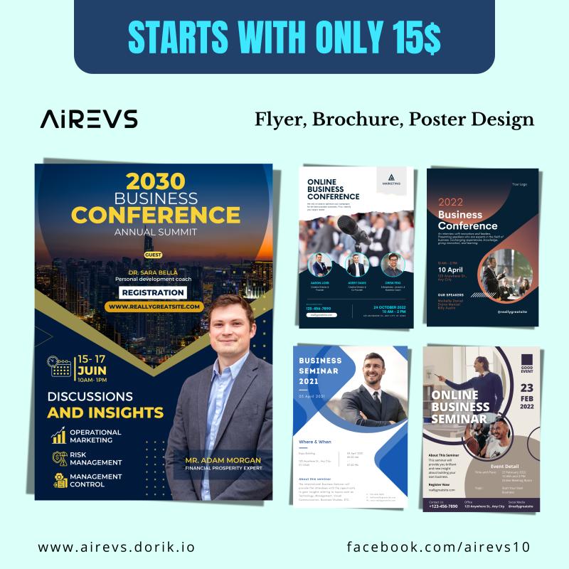 Modern Branded Flyer, Brochure, Poster Design | Legiit