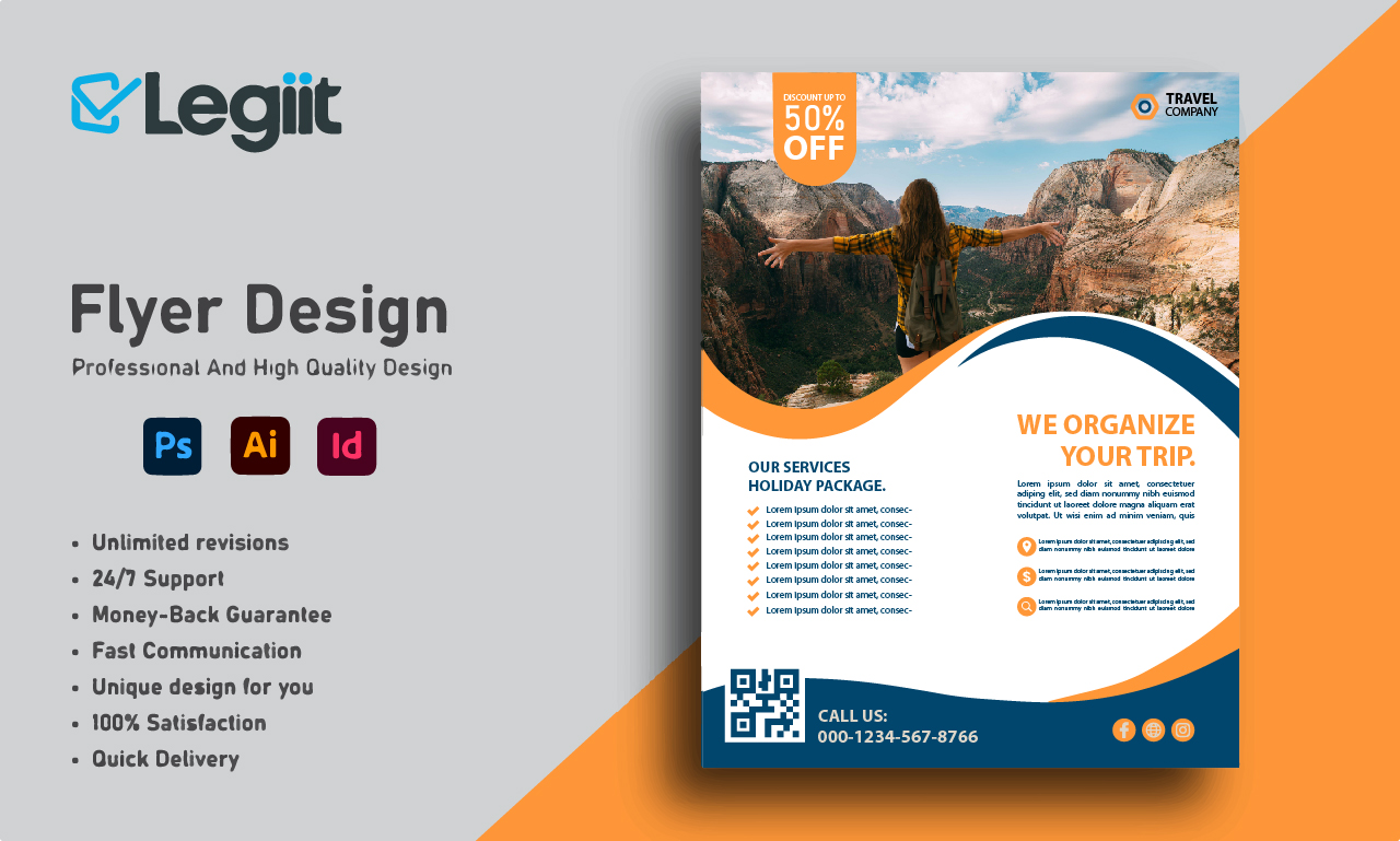 Create Eye-Catching And Professional Flyer Designs | Legiit
