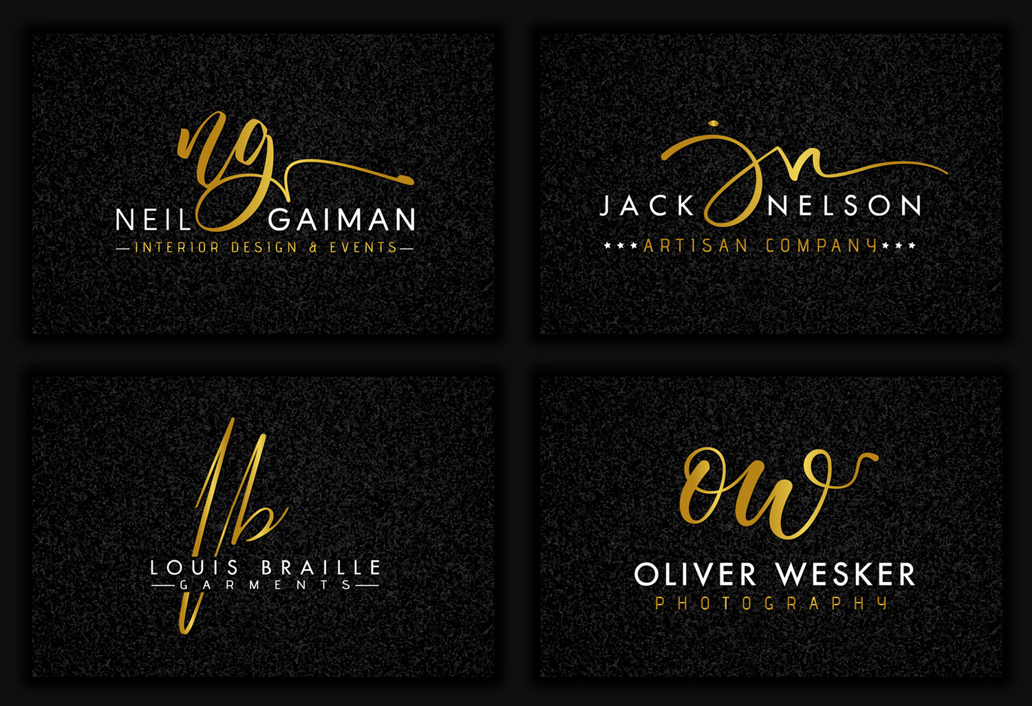 Design Elegant And Creative Name Initial Logo | Legiit