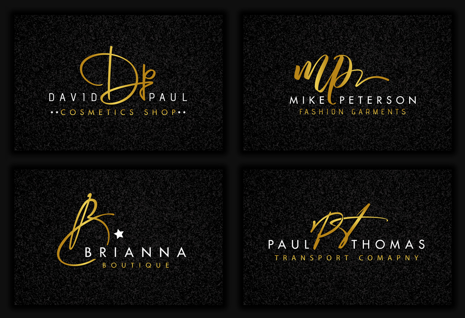 Design Elegant And Creative Name Initial Logo | Legiit