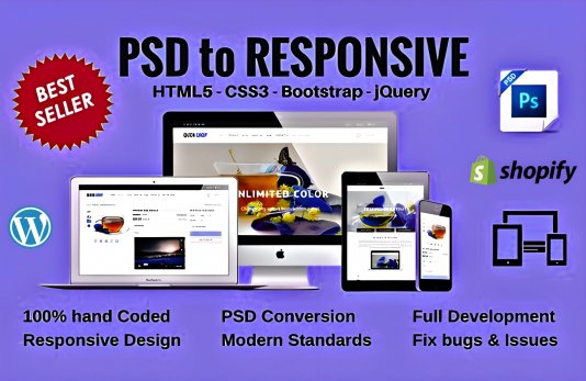 Convert Psd To Html Css Figma To Landing Page | Legiit