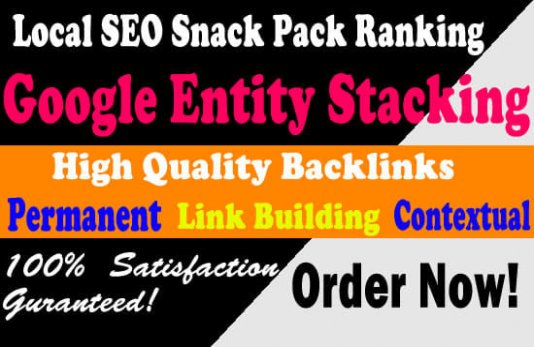 I Will Do Entity Google Stacking 40 Plus Permanent Backlinks | Legiit