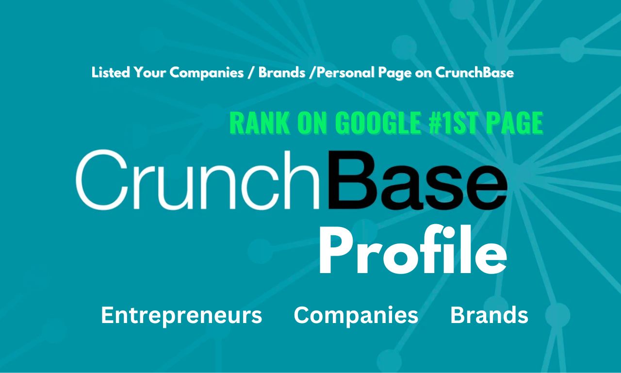 CrunchBase Page For Person And Business | Legiit
