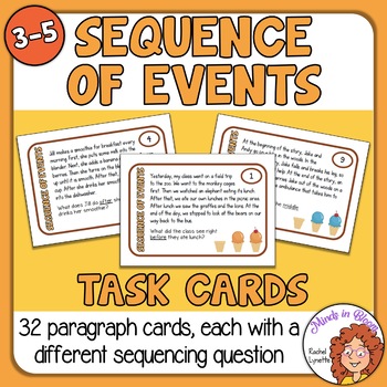 Sequencing Task Cards Sequence Of Events With Short Passages | Legiit