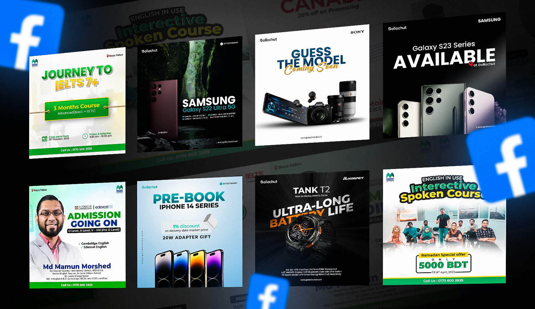 Eye Catchy Facebook Ads Design | Legiit