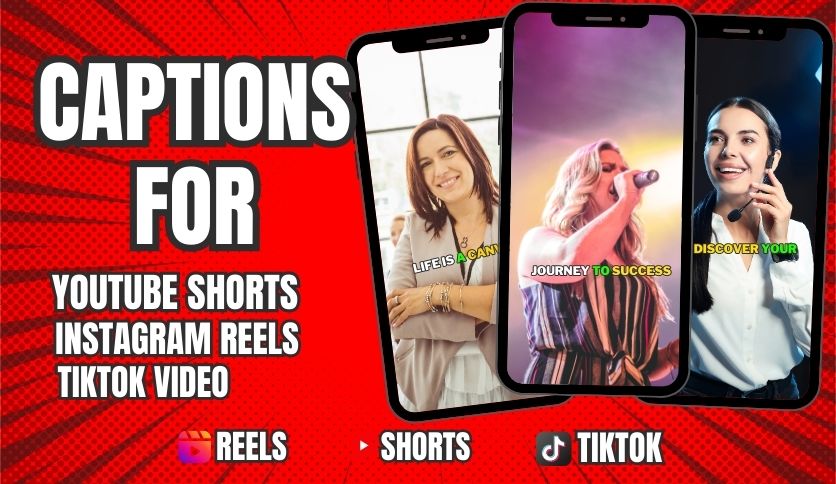 Captions For Youtube Shorts, Instagram Reels | Legiit