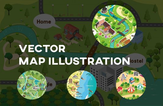 Draw Vector Map Illustration For You | Legiit