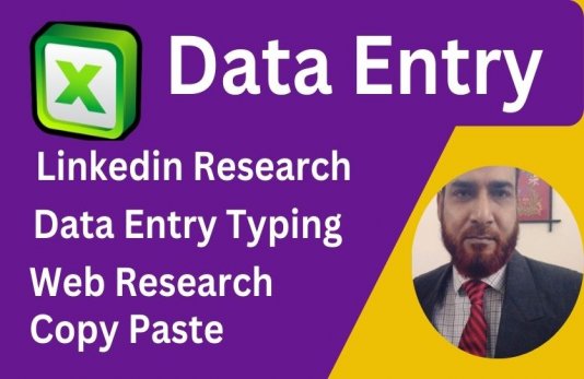 Excel Data Entry, Web Research, PDF To Excel | Legiit