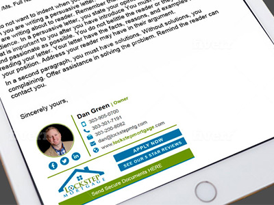 Clickable HTML Email Signature For Gmail,outlook | Legiit