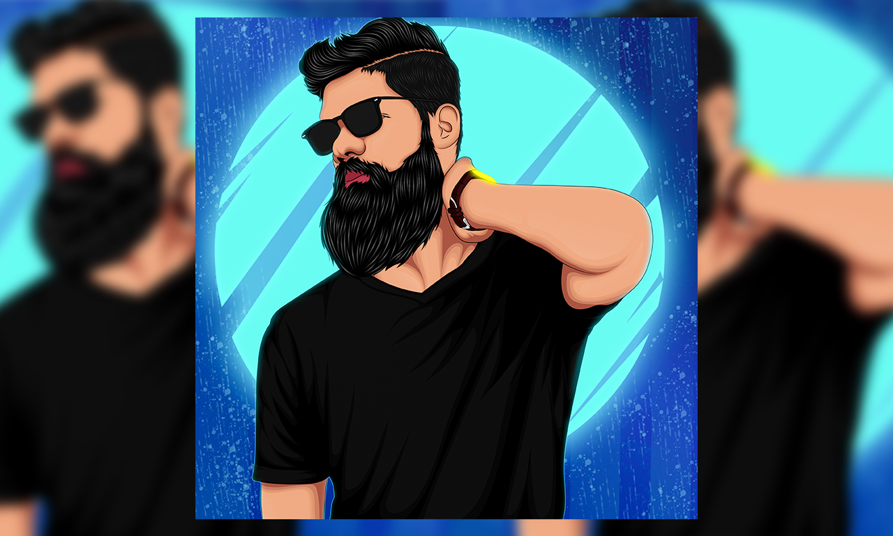 Cartoon Vector Art Portrait | Legiit