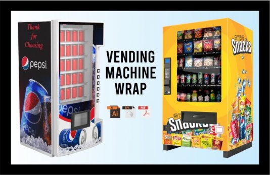 Vending Machine Wrap Design | Legiit