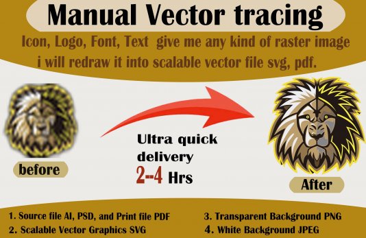 Image, Icon Font , Text And Logo Tracing | Legiit