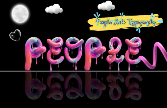 Unique Melt Typography Font | Legiit