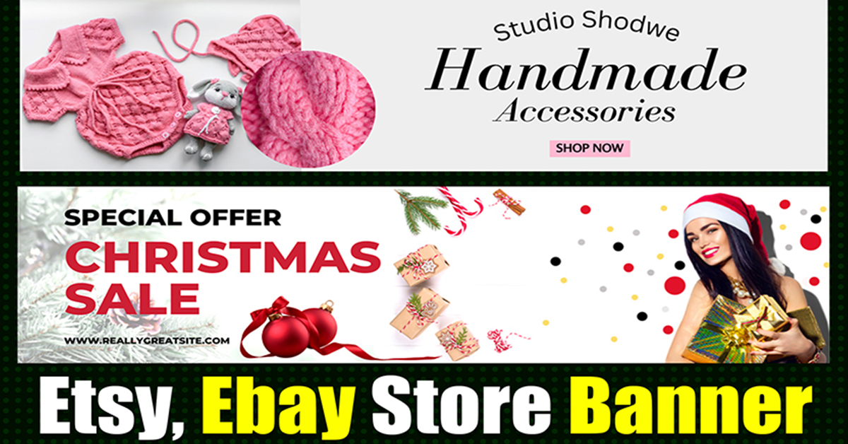 Etsy Shop Banner , Ebay Banner , Shop Banner | Legiit