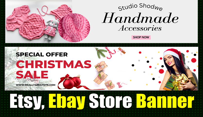 Etsy Shop Banner , Ebay Banner , Shop Banner | Legiit
