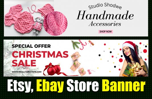 Etsy Shop Banner , Ebay Banner , Shop Banner | Legiit